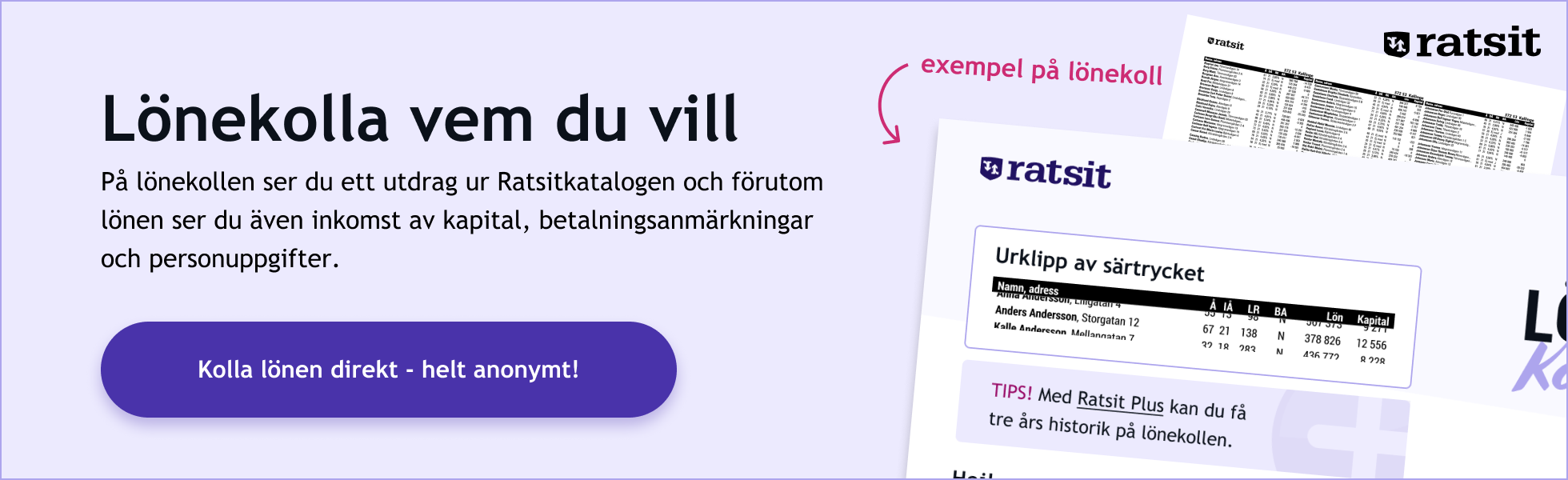 Kolla lön: Rickard Bohlin Jansson (21 år) Torshälla | Ratsit